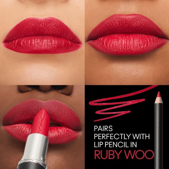 MAC Cosmetics | Makeup | Nwt Mac Ruby Woo Red Lipstick Bold Satin ...